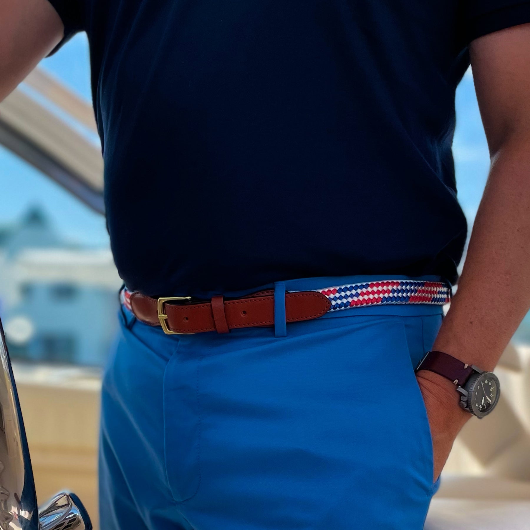 Montauk Outfitters - Premium braided sailing belts made in the USA.